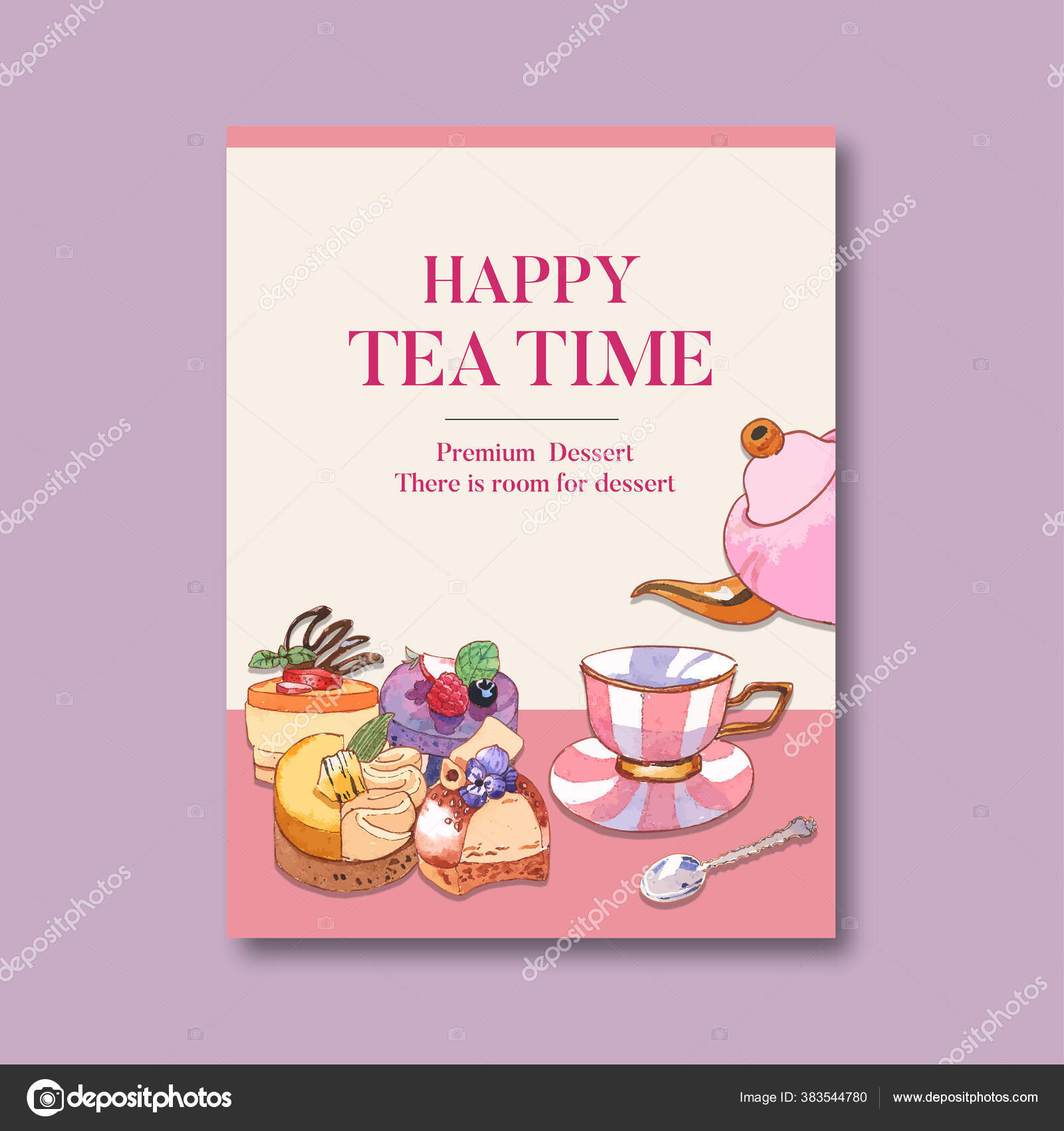 Stylish Template Poster Design Text Vector Illustration Stock Vector by ...