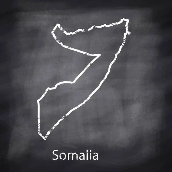 White Outline Map Dark Background Stock Vector by ©photographeeasia ...