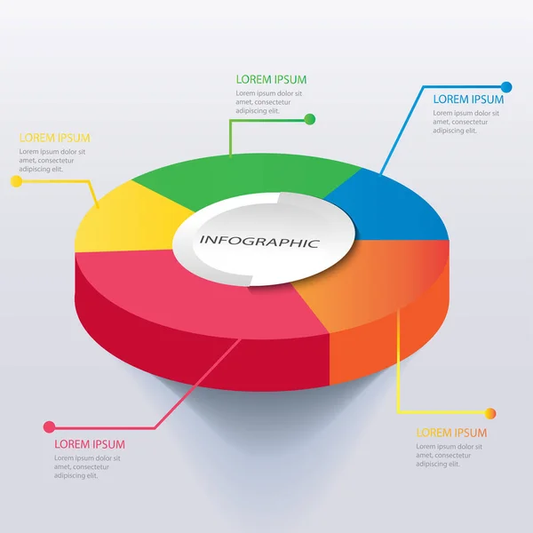 Business Charts Template Text Vector Illustration Stock Vector by ...