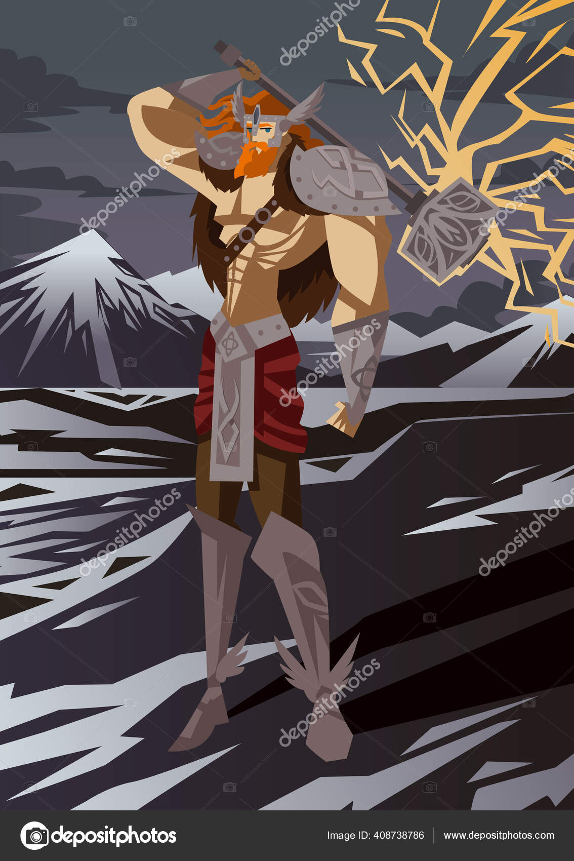 Thor God Of Thunder Norse Mythology