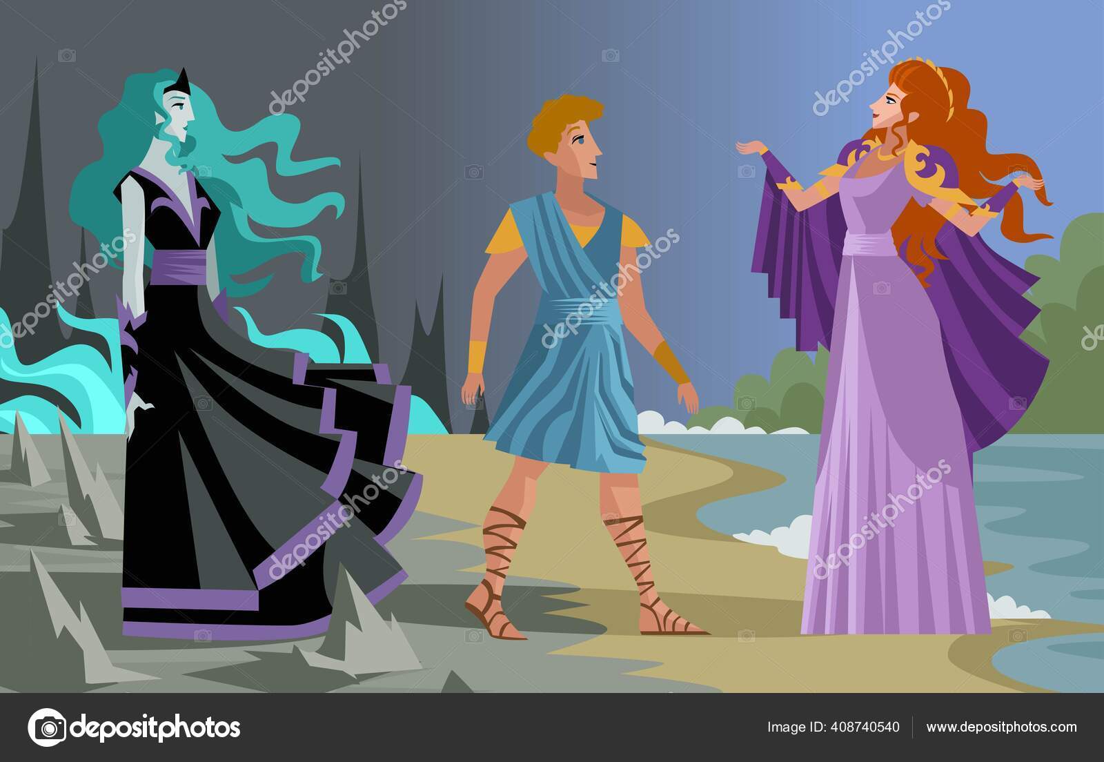 Adonis And Persephone