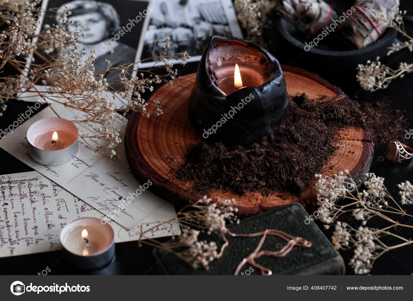 Sortilegio Sobre Samhain Halloween Para Contactar Espíritus Parientes ...