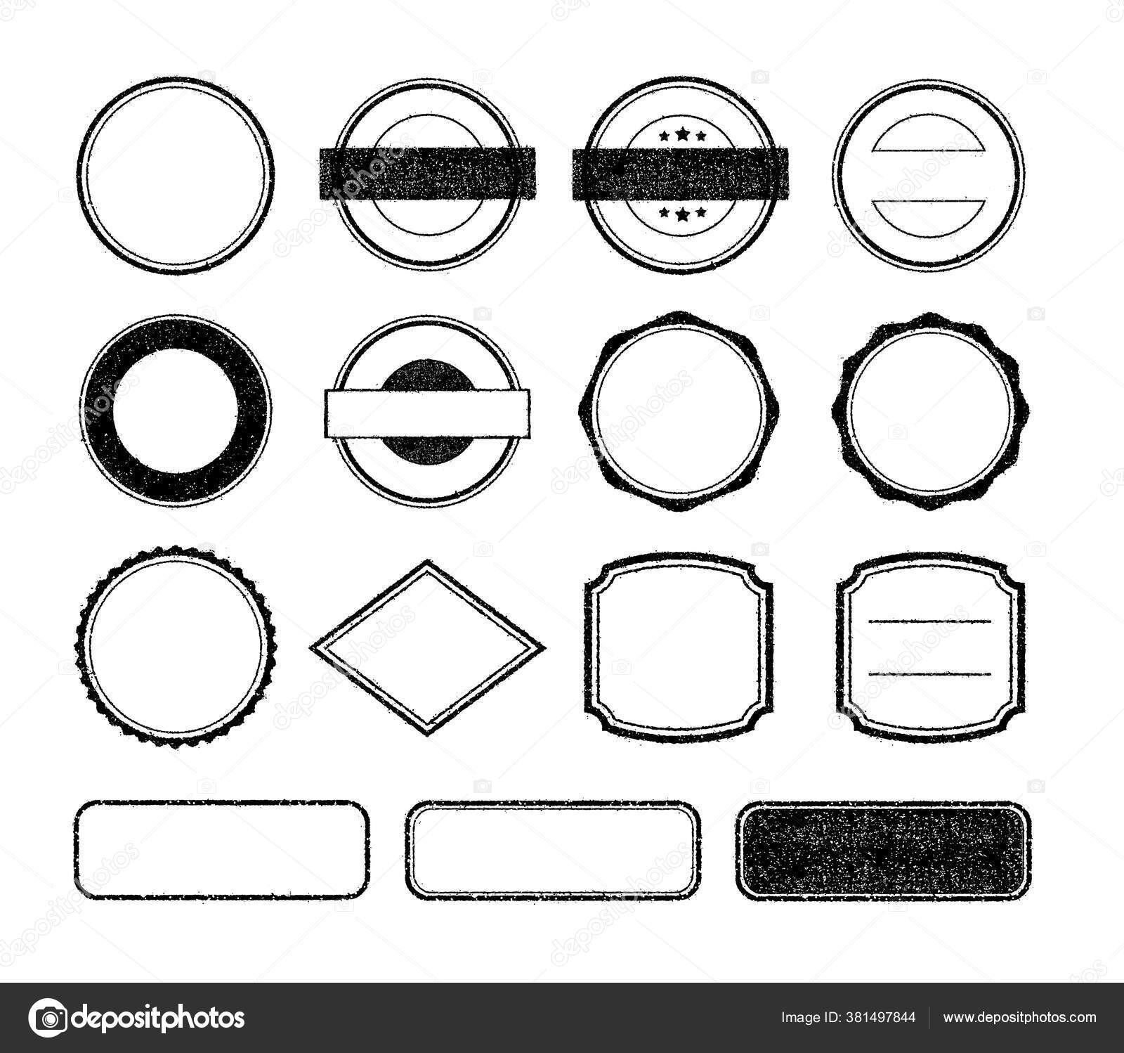 Circle Stamp Template