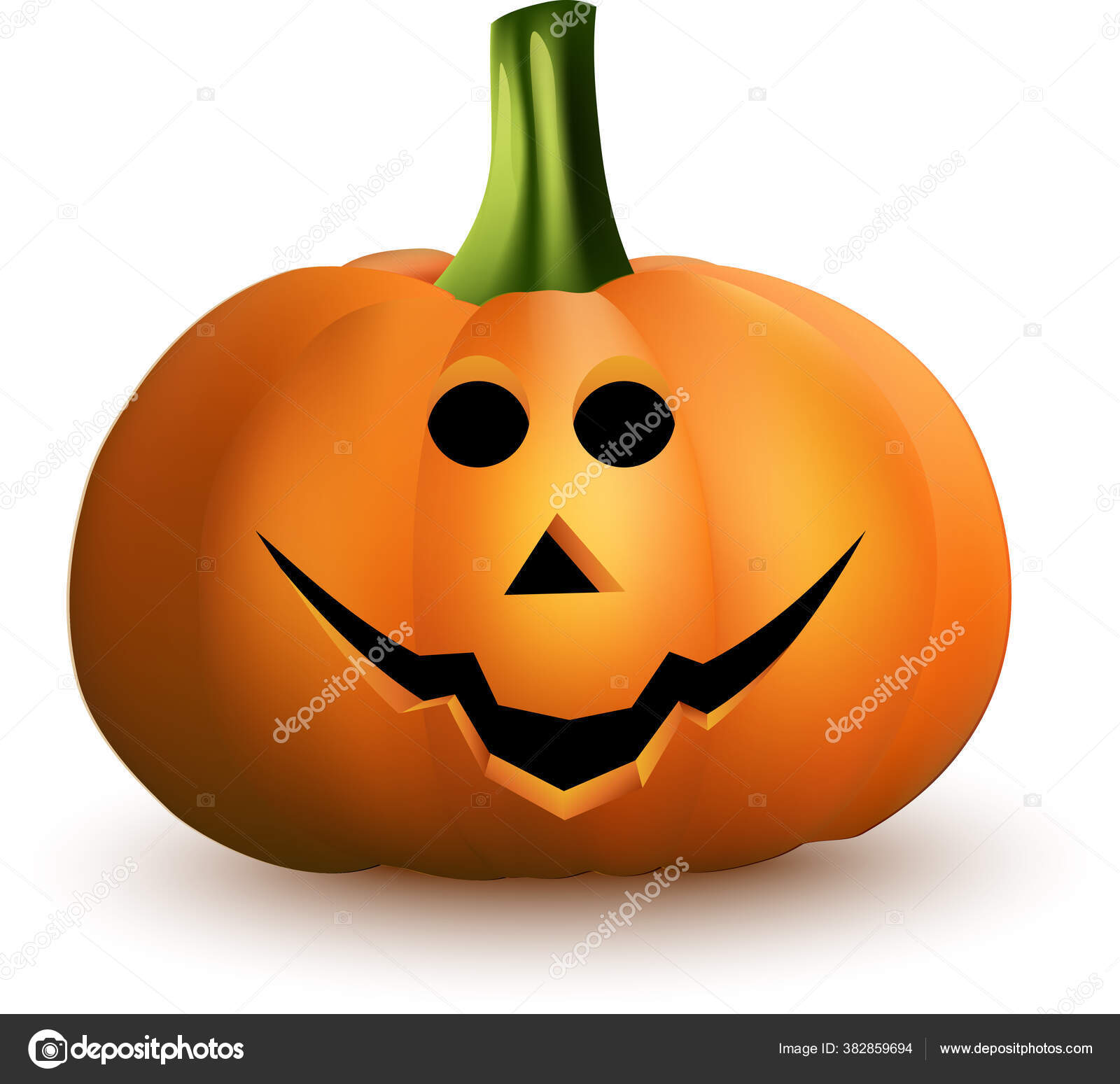 Calabaza De Dibujos Animados Feliz