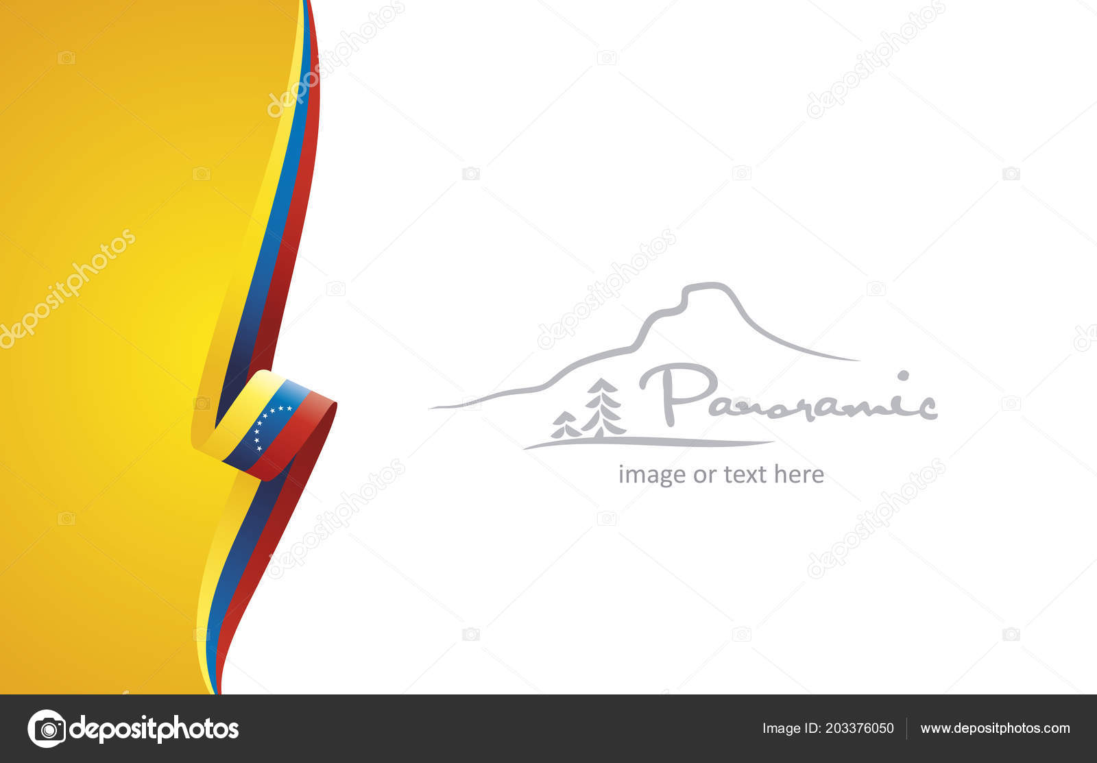 Venezuela Abstract Brochure Cover Poster Background Vector Stock Vector ...