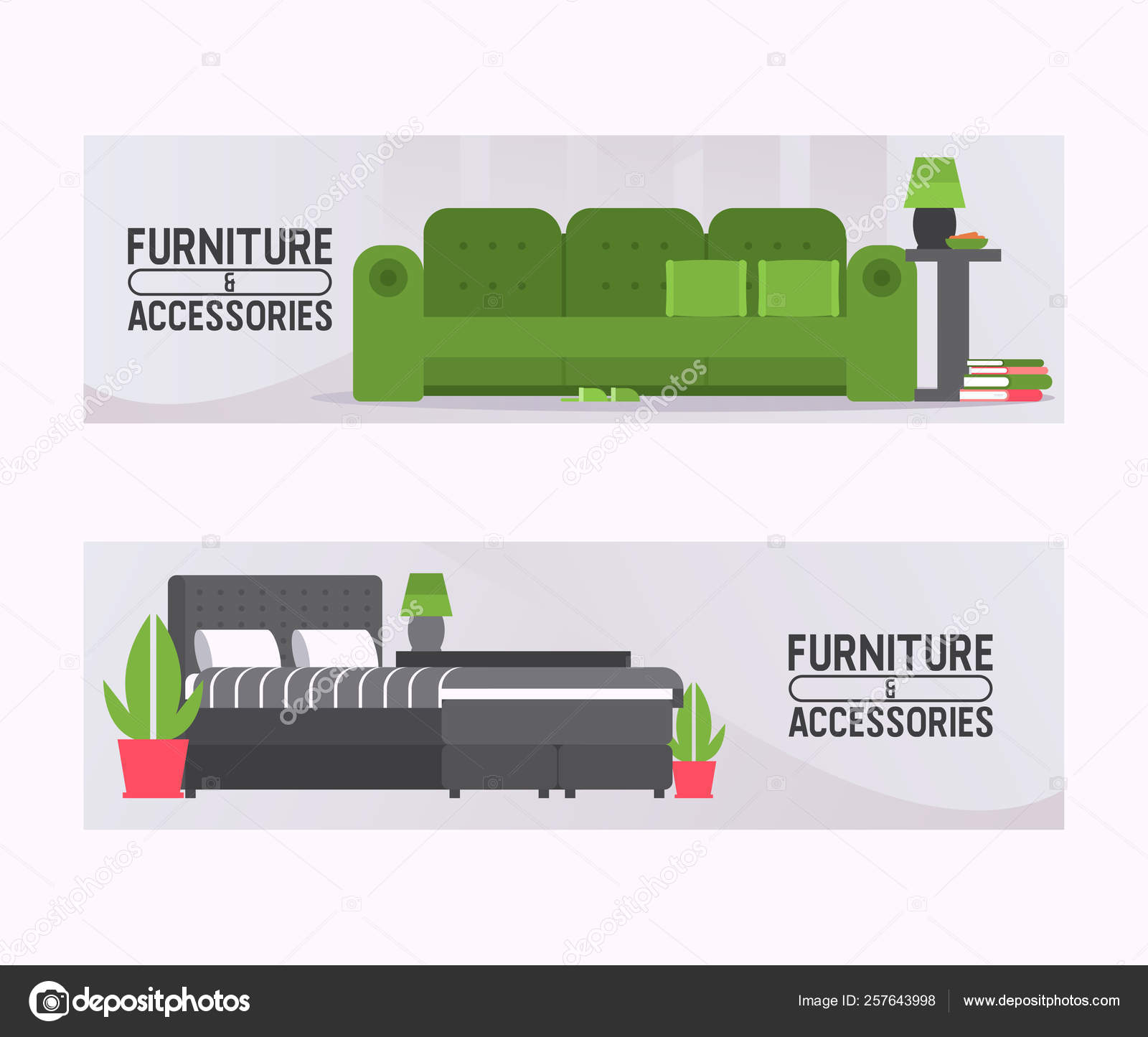 Sofa vector furniture couch seat furnished interior design of living ...