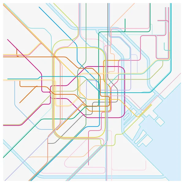 Subway Map Clip Art