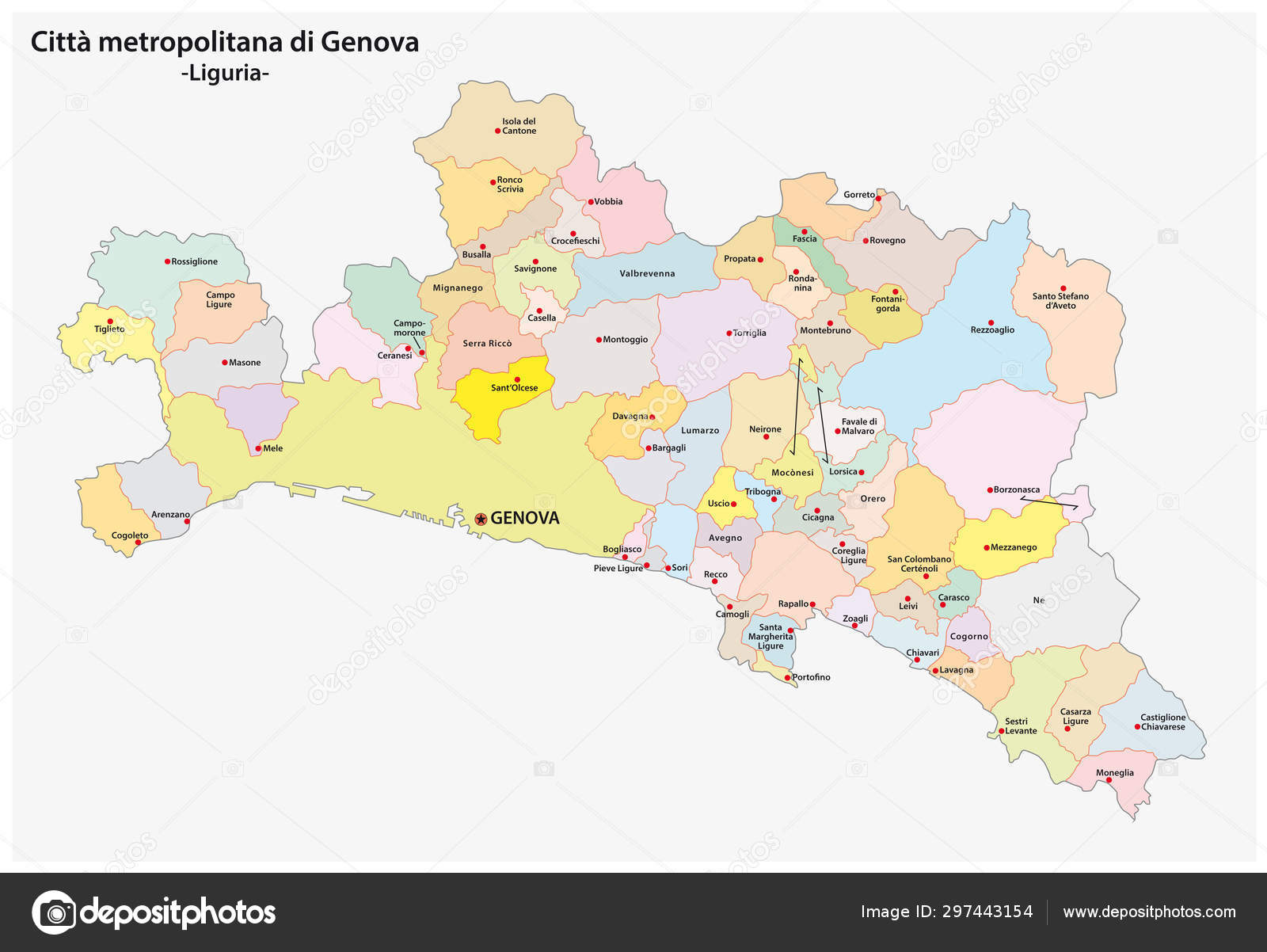 Mapa administrativo y político comunitario de la ciudad metropolitana ...