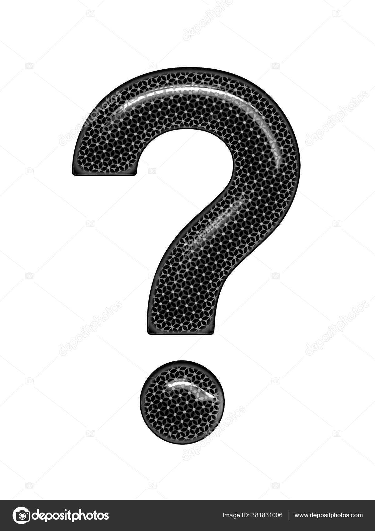 Fundo Escuro De Ponto De Interrogacao Ponto De Interrogação Com
