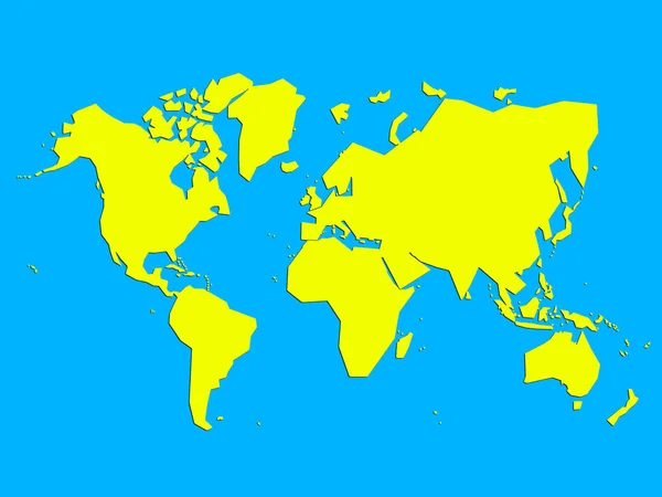 Mapa do mundo amarelo Stock Photos, Royalty Free Mapa do mundo amarelo ...