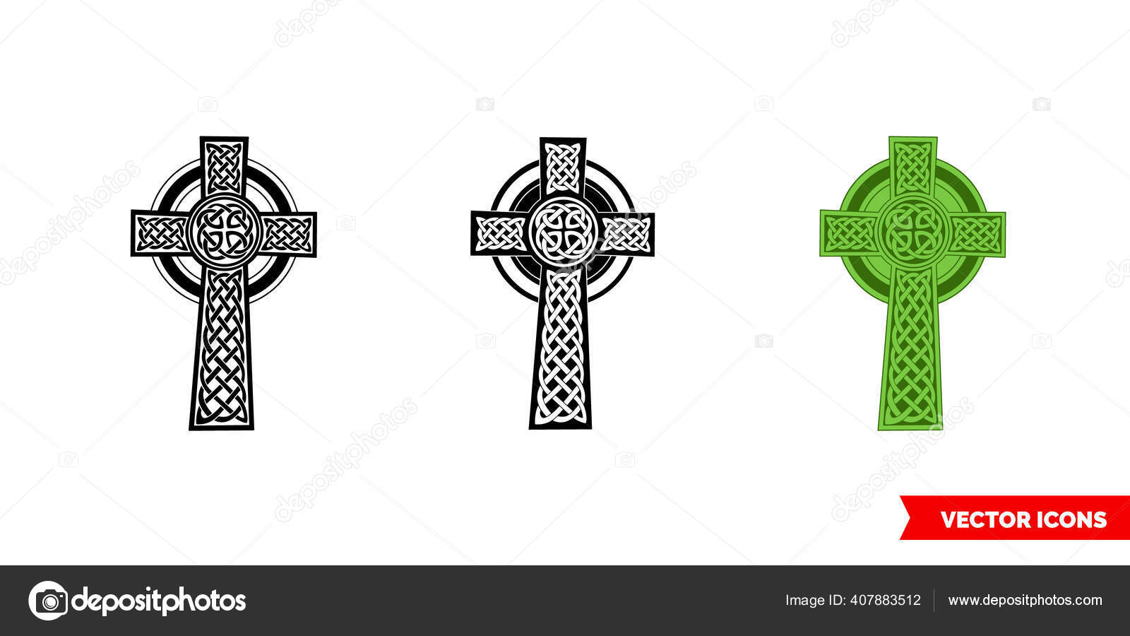 Simple Celtic Cross Clip Art
