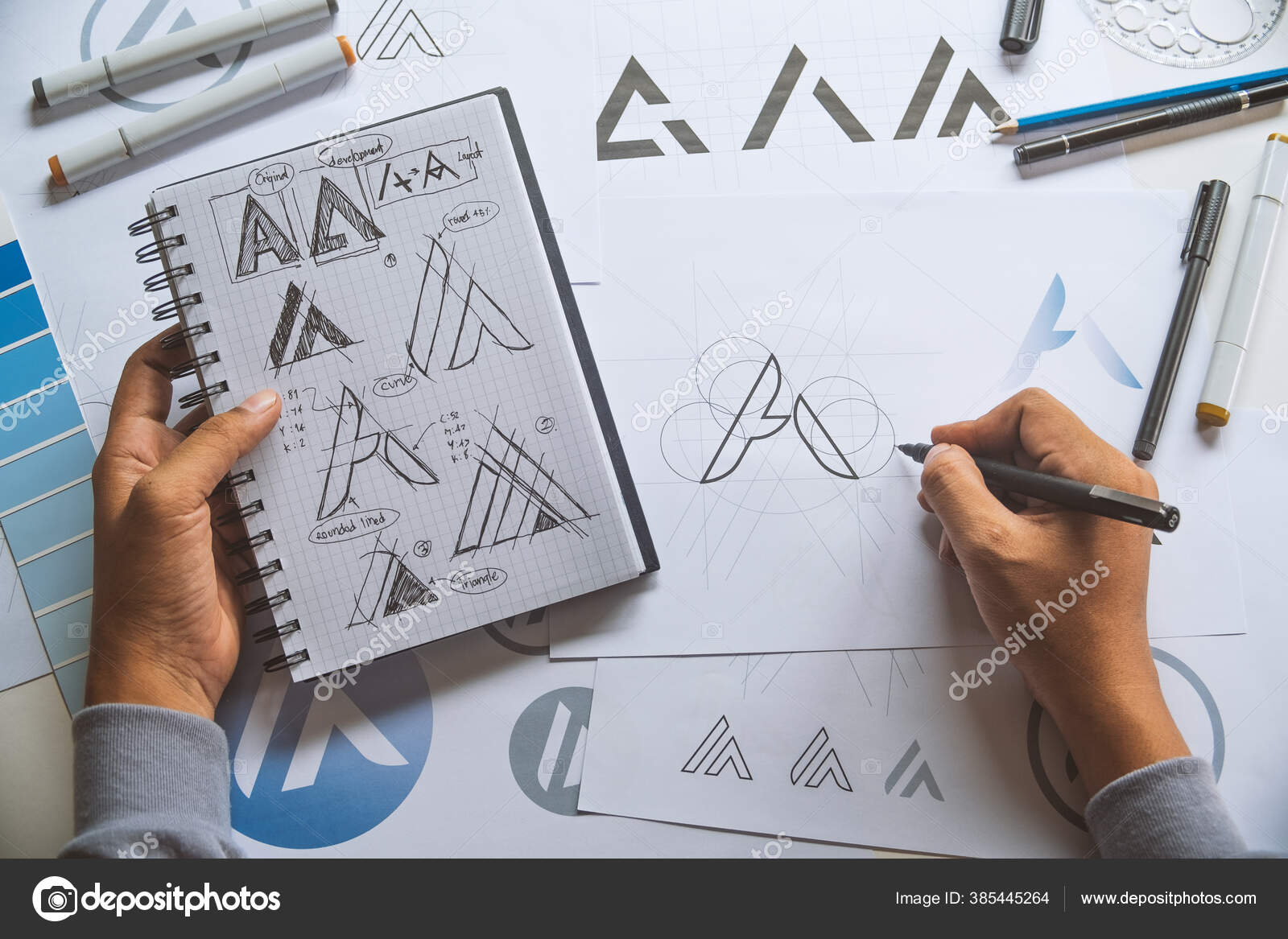 Graphic Design Studio Layout
