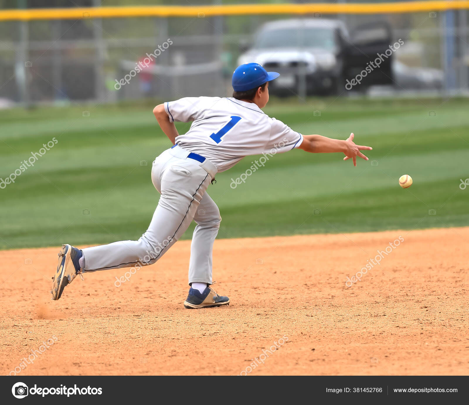 Baseball Player Action Baseball Game Stock Photo by ©jbcalom 381452766