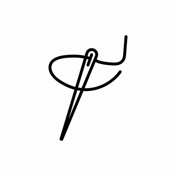 Vector needle and thread icon Stock Vector Image by ©alisher #73603799