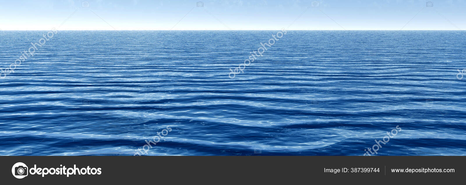 Gentle Waves Blue Sea Stock Photo by ©SimonXT2 387399744