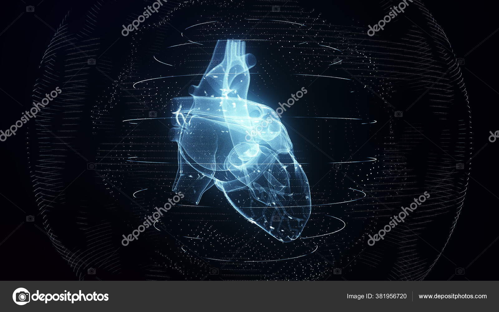 Anatomically Correct Blue Digital Human Heart Futuristic Particle ... Anatomically Correct Blue Digital Human Heart Futuristic Particle ...