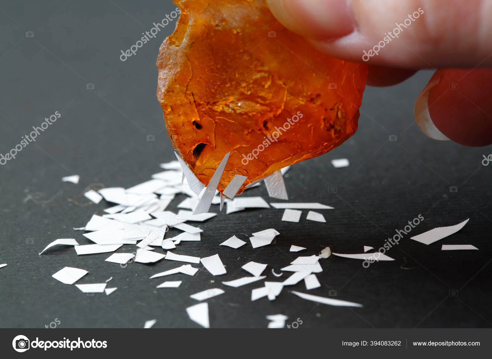 Physical Properties Amber Electrostatic Piece Amber Magnetic Attracts ...