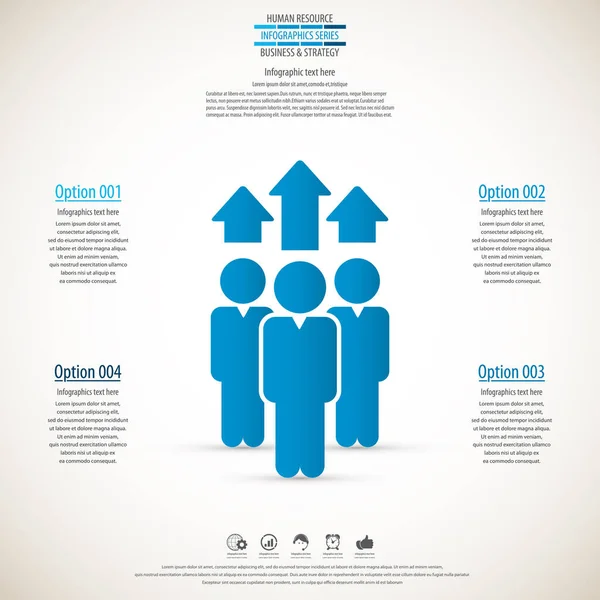 Color human resources concept. HR vector illustration - Stock Image ...