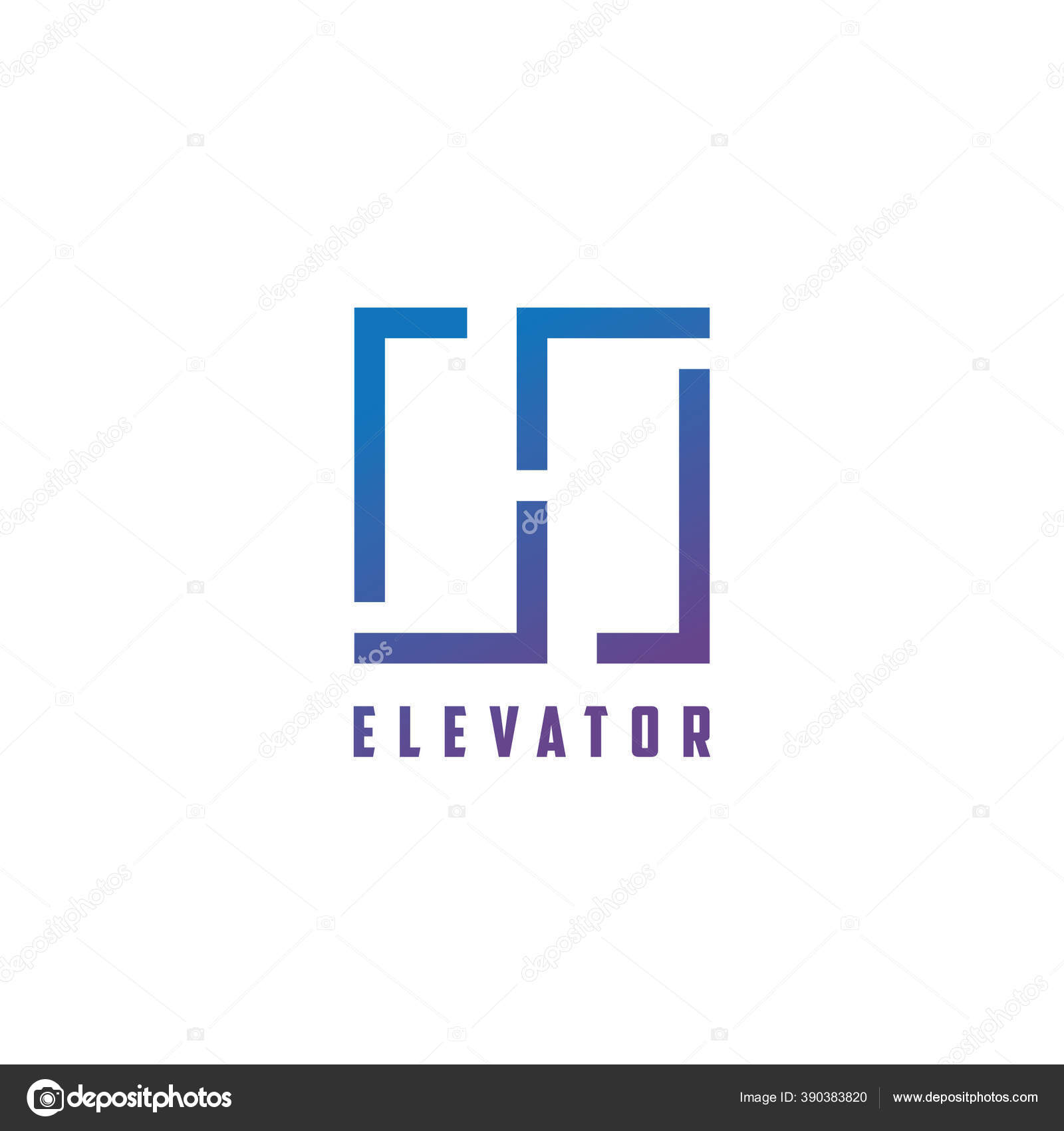 Elevator Logo Elevator Door Symbol Stock Vector Image by ©BoranSARI ...