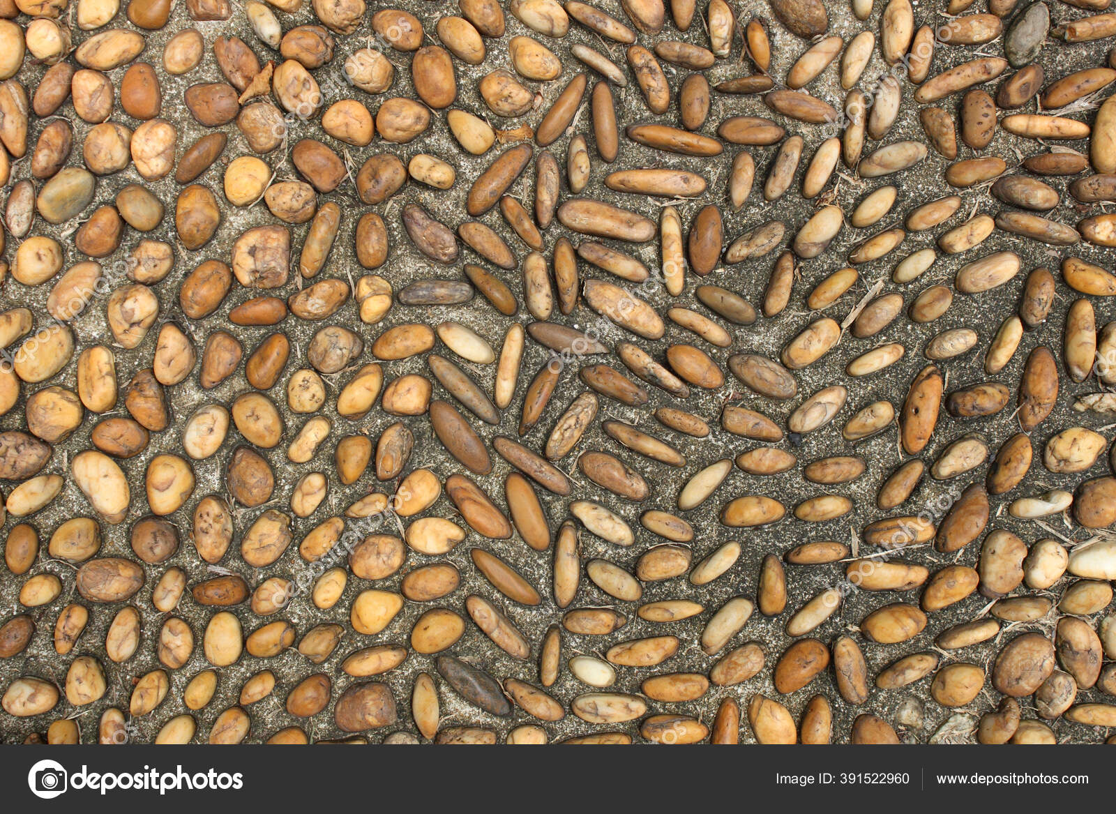 Pebble Stone Texture Walkway Stock Photo by ©jarnbeer 391522960