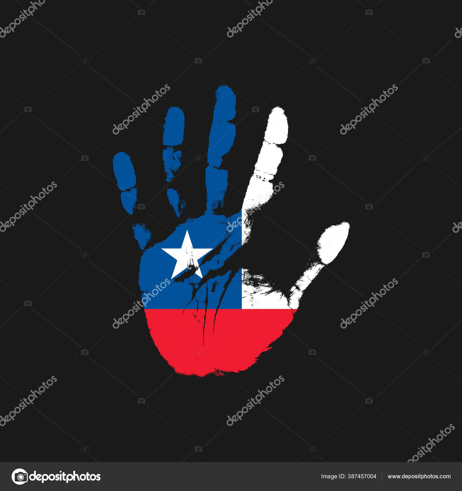 Chile Revolution Poster Symbol Protest Freedom Democracy Design Chile ...