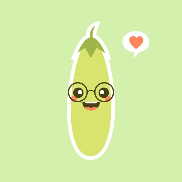 Cute Kawaii Carrot Cartoon Character Vector Isolated Image Carrot