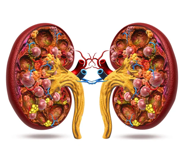 Human Kidney Cross Section Stock Photo by ©crytallight 387149008