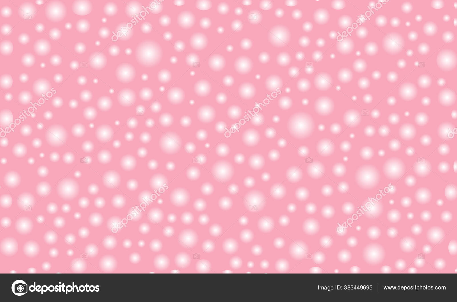 Pink Background Sparkling Dots Design Vector Stock Vector Image by ...