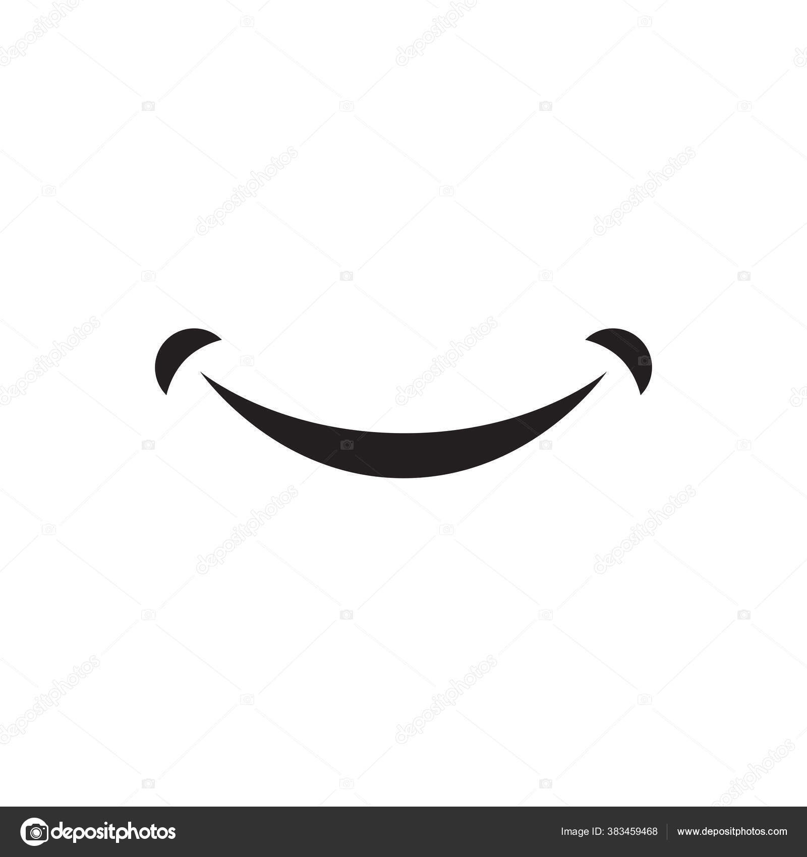 Vector Smile Black And White