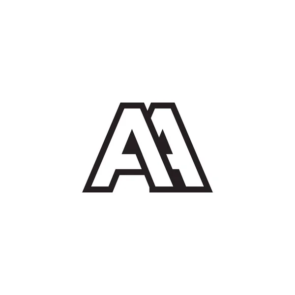 Logo huruf aa Vektor Stok, Ilustrasi Logo huruf aa Bebas Royalti ...