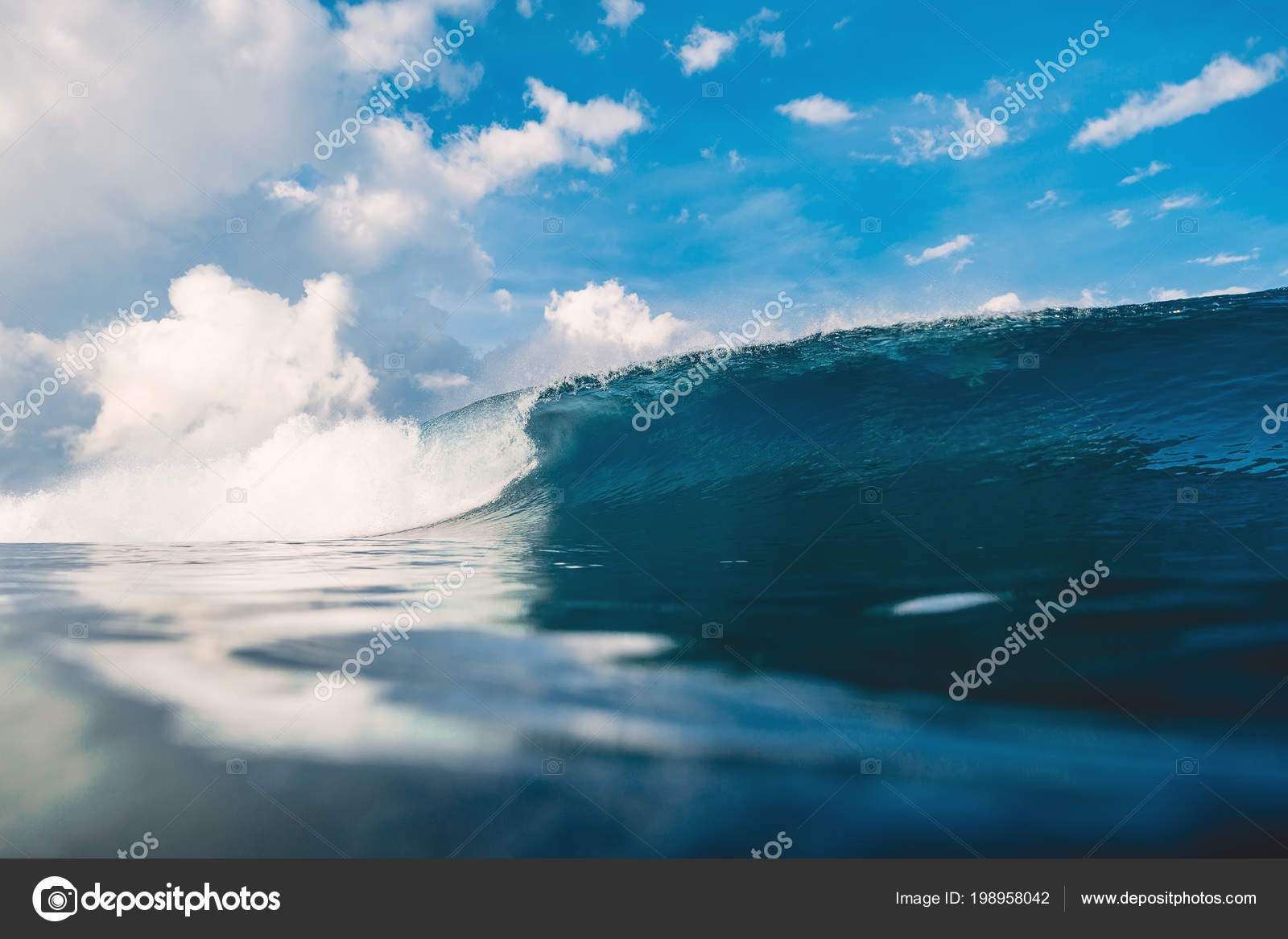 Barrel Wave Ocean Breaking Wave Surfing Oahu ⬇ Stock Photo, Image by ...