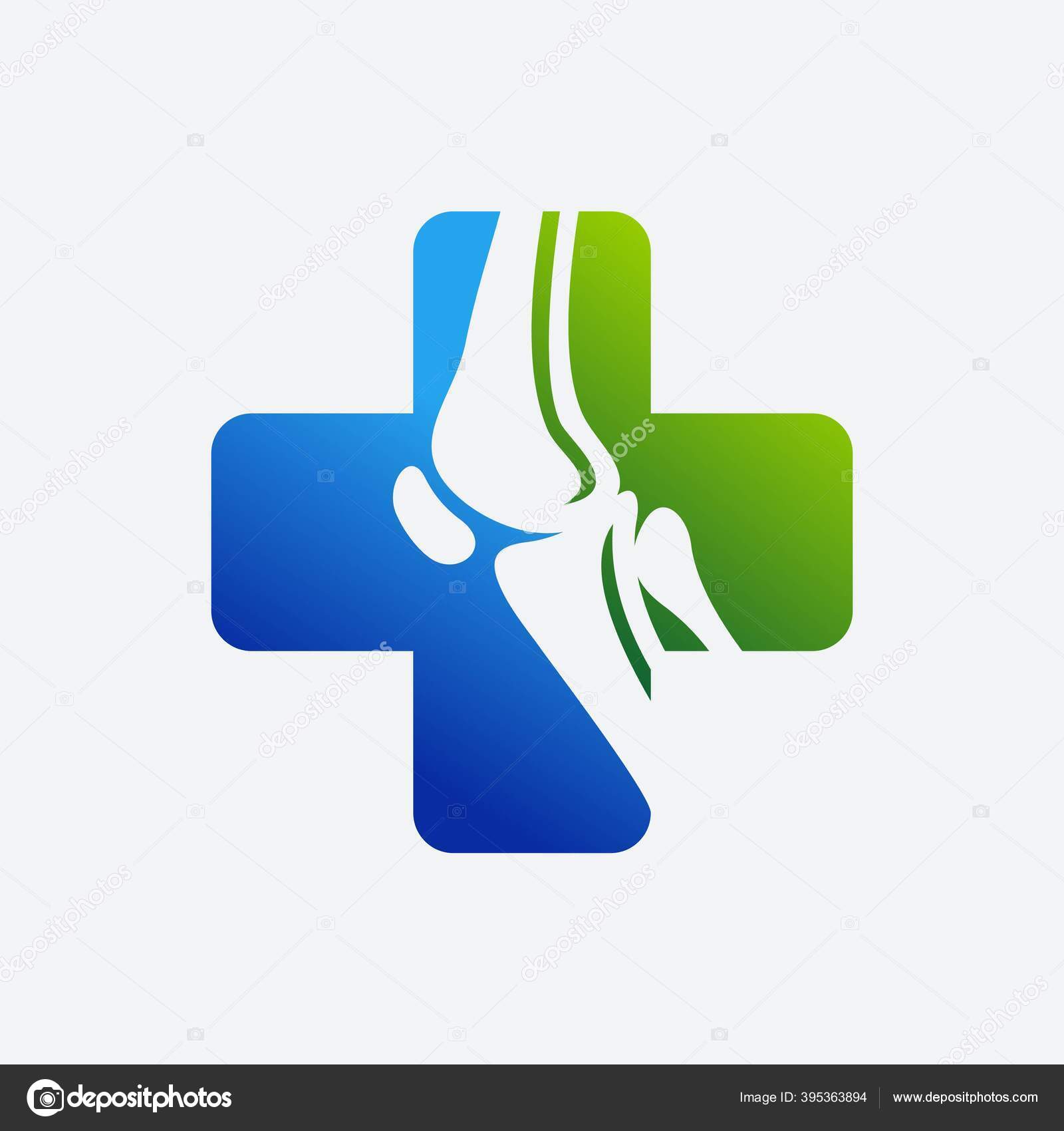 Medical Cross Orthopaedic Vector Template Logo Stock Vector by ...