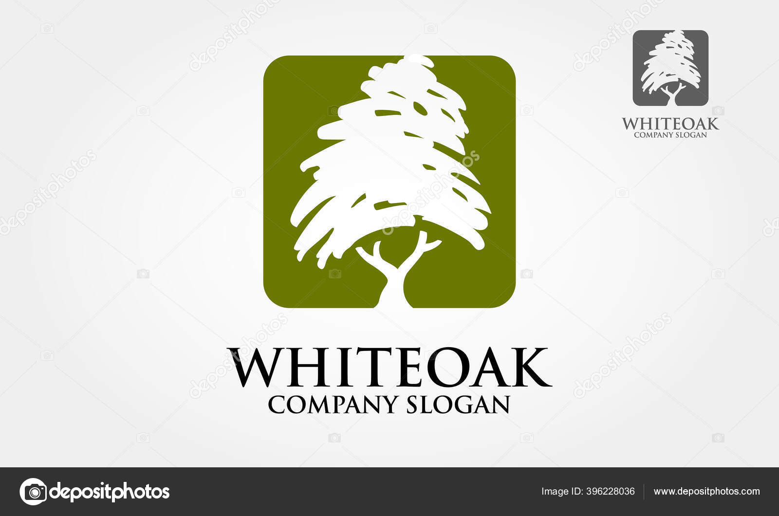 Simple Oak Tree Design