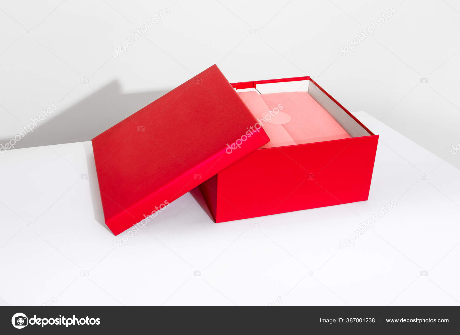 Red Box Gifts Presents White Background — Stock Photo © Un-Branded ...
