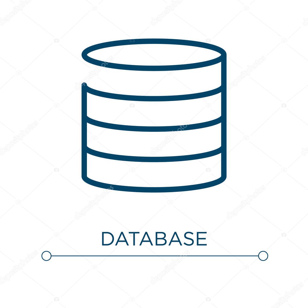 Icono de base. Ilustración lineal de vectores. Esquema vector icono de ...