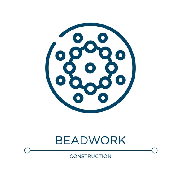 Glass Wall Icon Linear Vector Illustration Architecture Construction ...