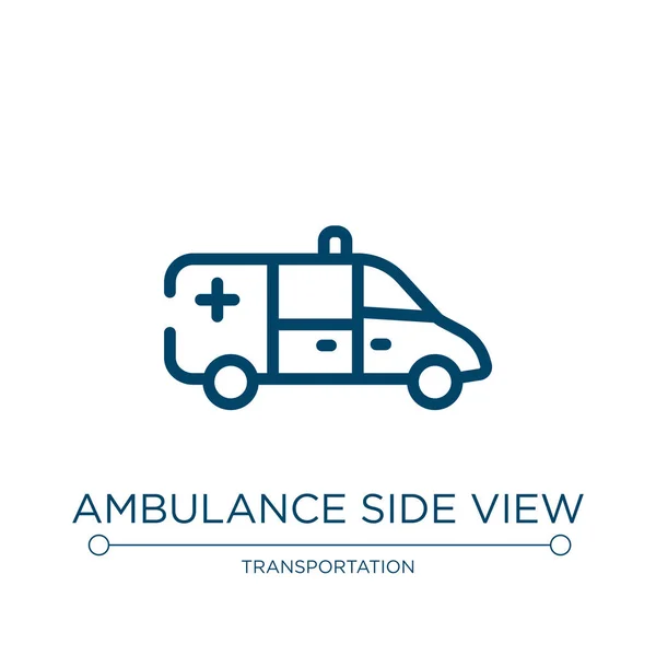 Ambulance side view Vector Art Stock Images | Depositphotos