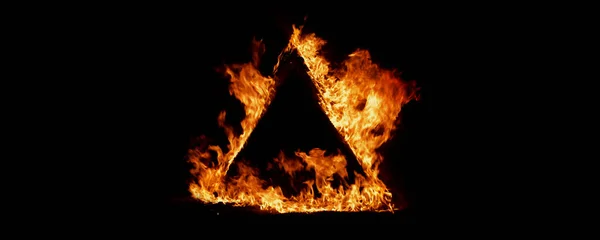 Flame on triangle Stock Photos, Royalty Free Flame on triangle Images ...