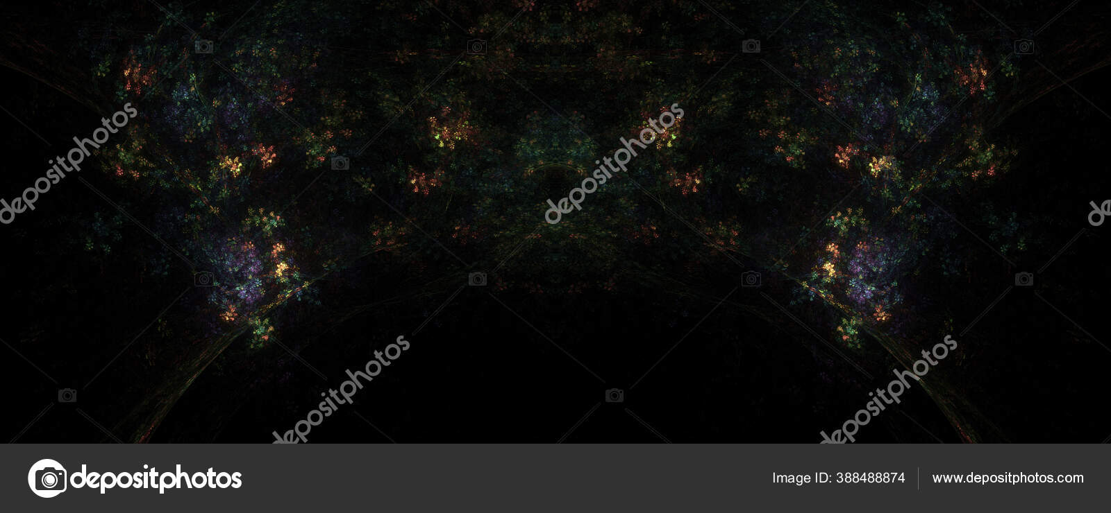 Digital Abstract Colorful Tree Background — Stock Photo © Primada ...