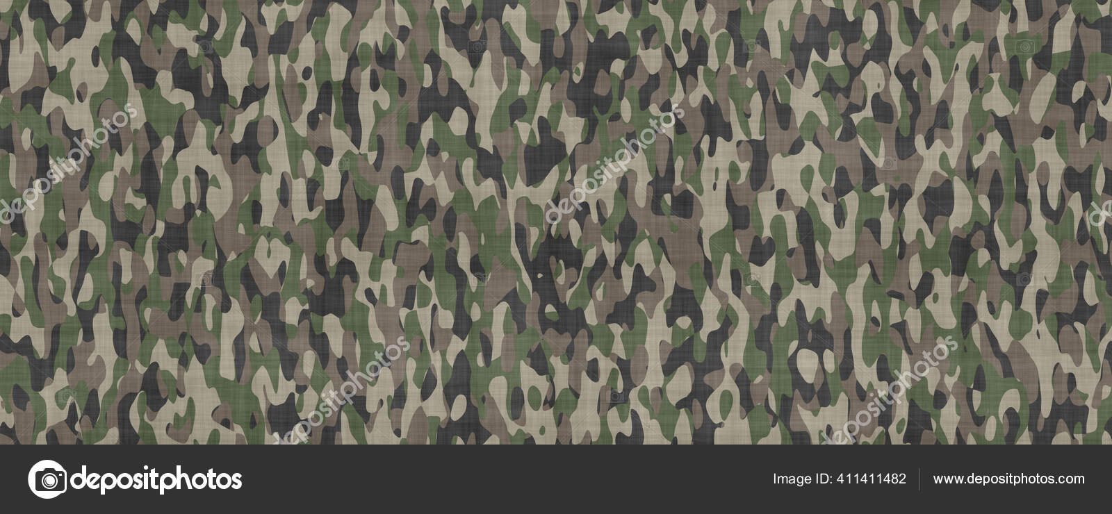 Illustration Army Pattern Uniform Military's Camouflage Uniform Fabric ...