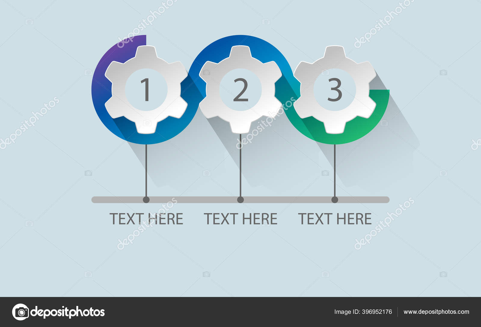 Infographics Process Steps Stock Vector Image by ©arbaz99 #396952176