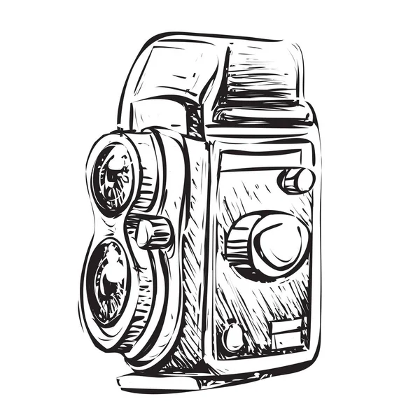 Camera Black And White Drawing