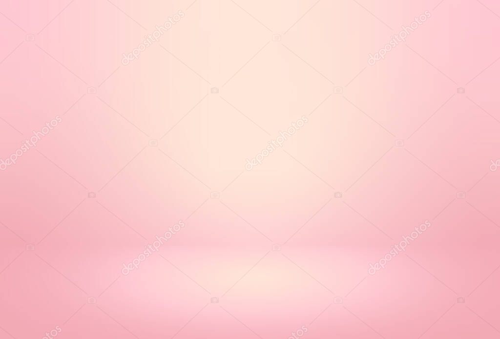 Gradiente de estudio de habitaci n vac a rosa utilizado para el fondo y mostrar sus productos ...