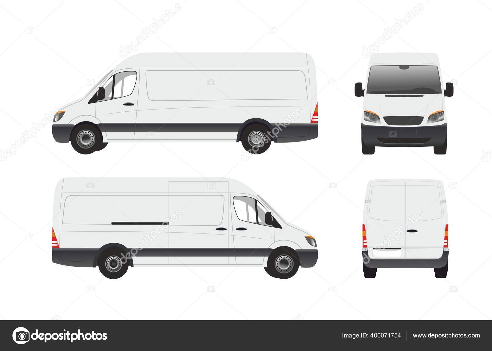 Van Outline Vector