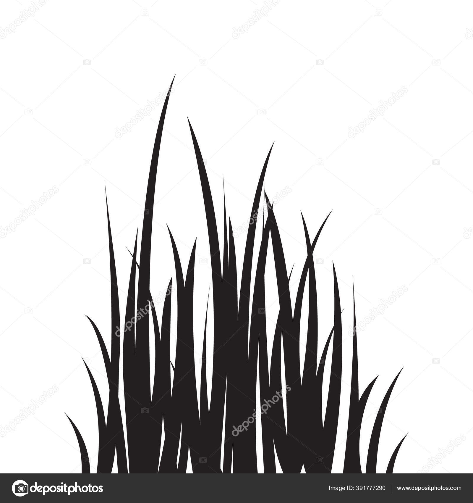 Simple Grass Silhouette