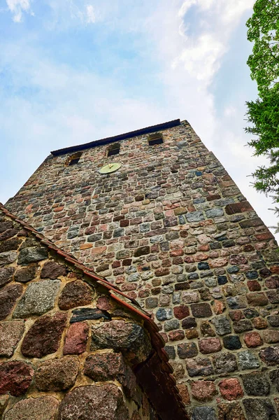 Details of a historic medieval church in Berlin, Germany. You can see ...