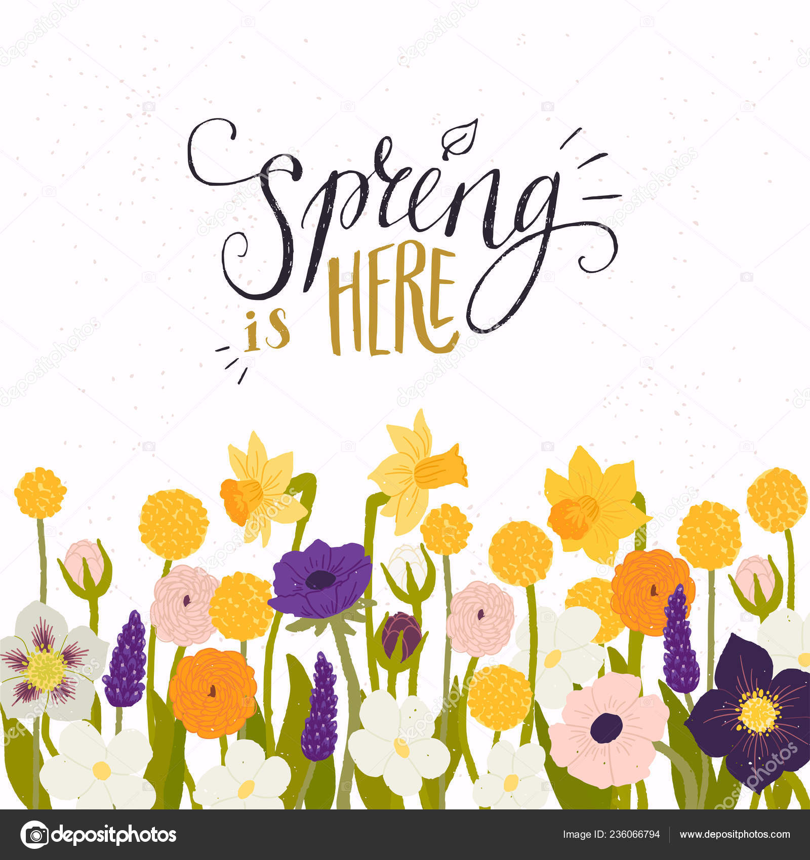 Spring Is Here Clip Art