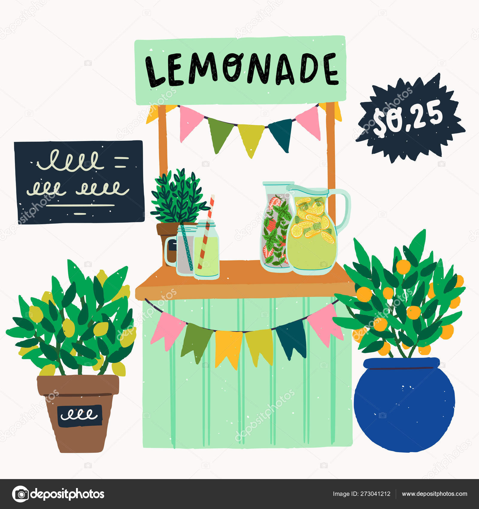 Lemonade Stand Sign Clip Art