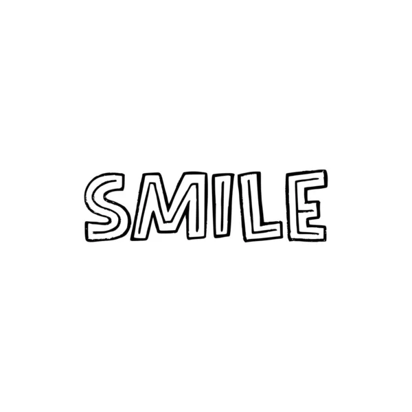 Smile Word Outline