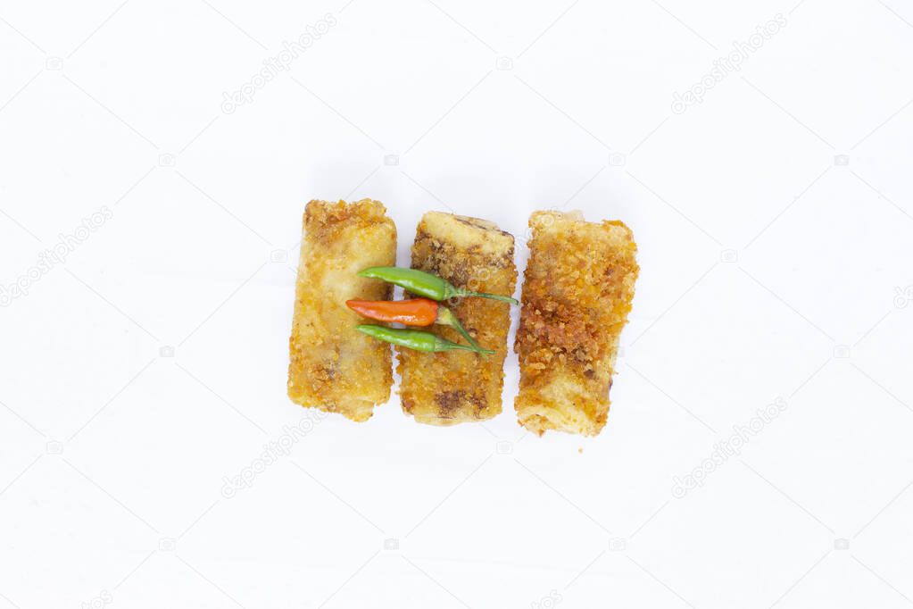 Risoles fritos o Risol Mayo es un típico alimento callejero tradicional ...